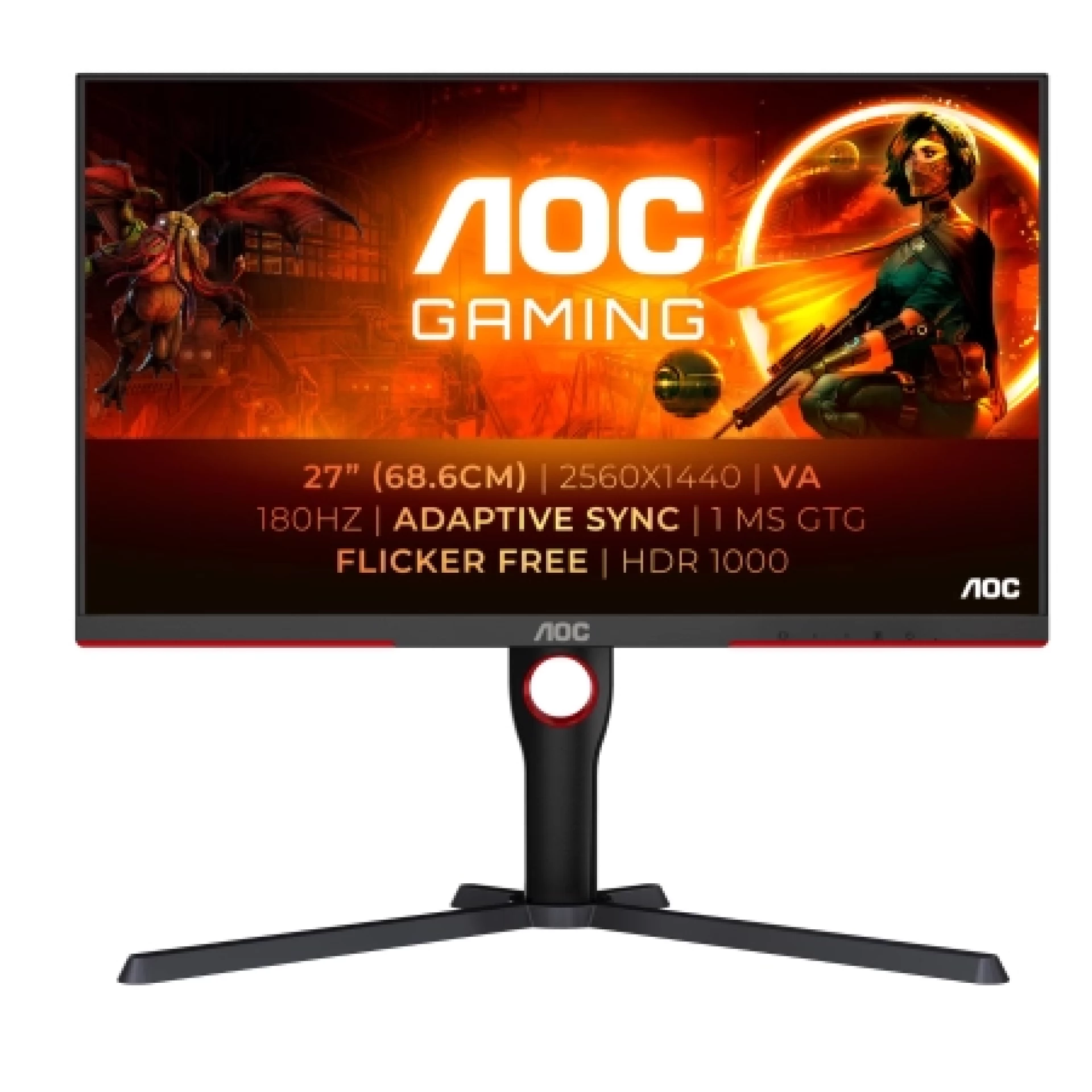 27"AOC Q27G3XMN 180Hz Gaming Display - Didakta | Vrhunska gaming oprema i više!
